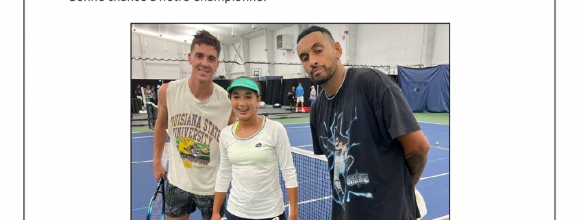 PARTICIPATION MALAK EL ALLAMI A L’US OPEN JUNIOR – FRMT