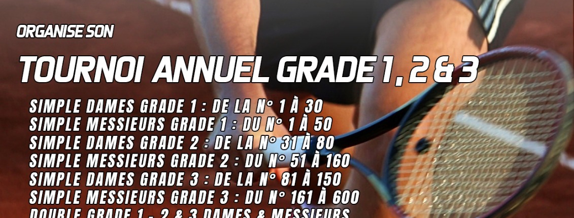 Tournoi RTCMA Grade 1-2 et 3 – FRMT