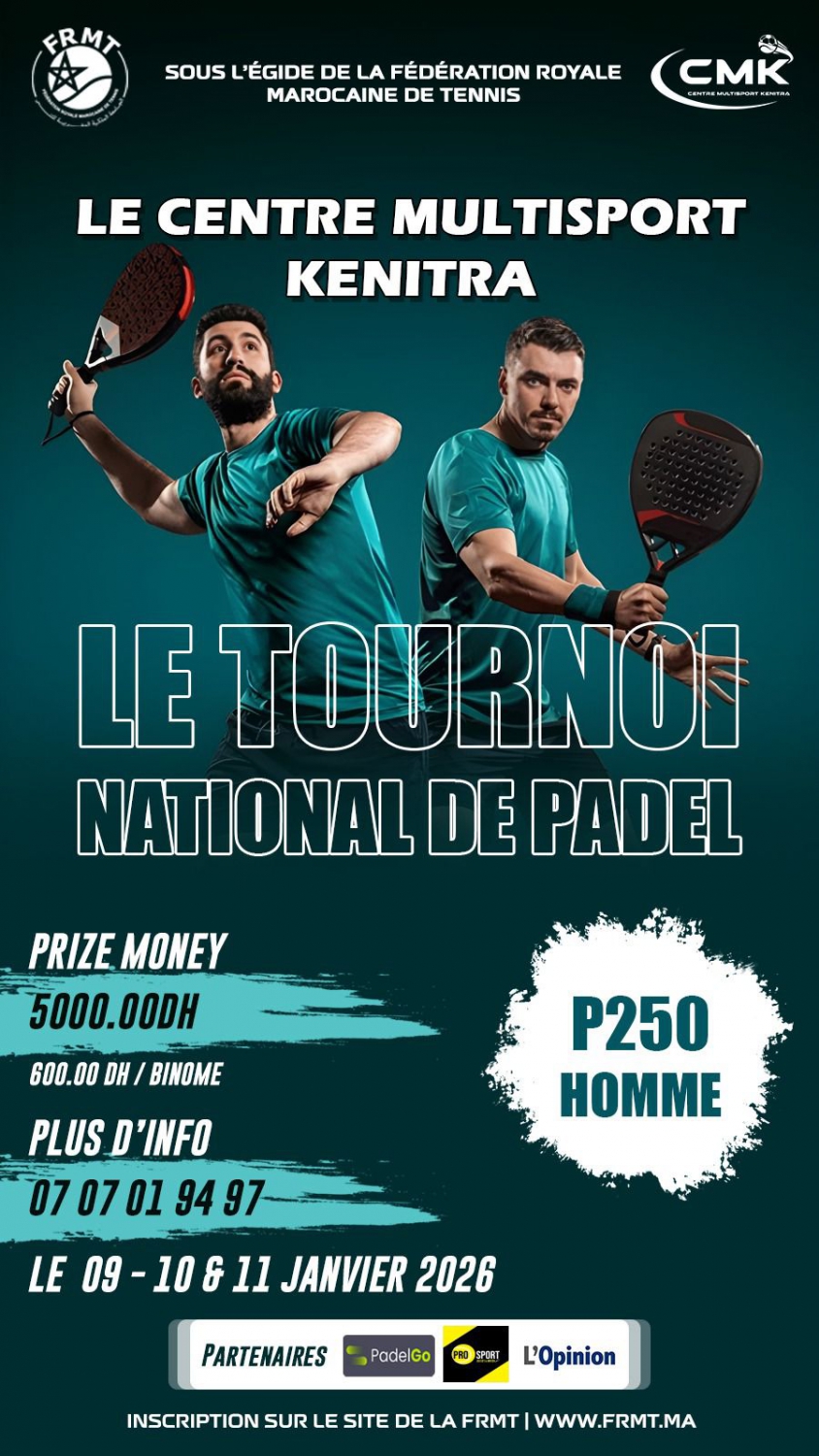 CMK P250 Hommes 09-10 et 11 Janv. 2026 – FRMT